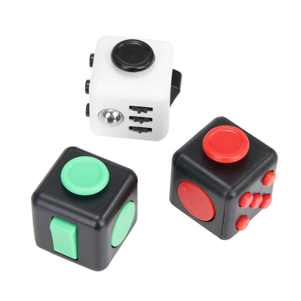 Stress Reliever Magic Cube Black+Red