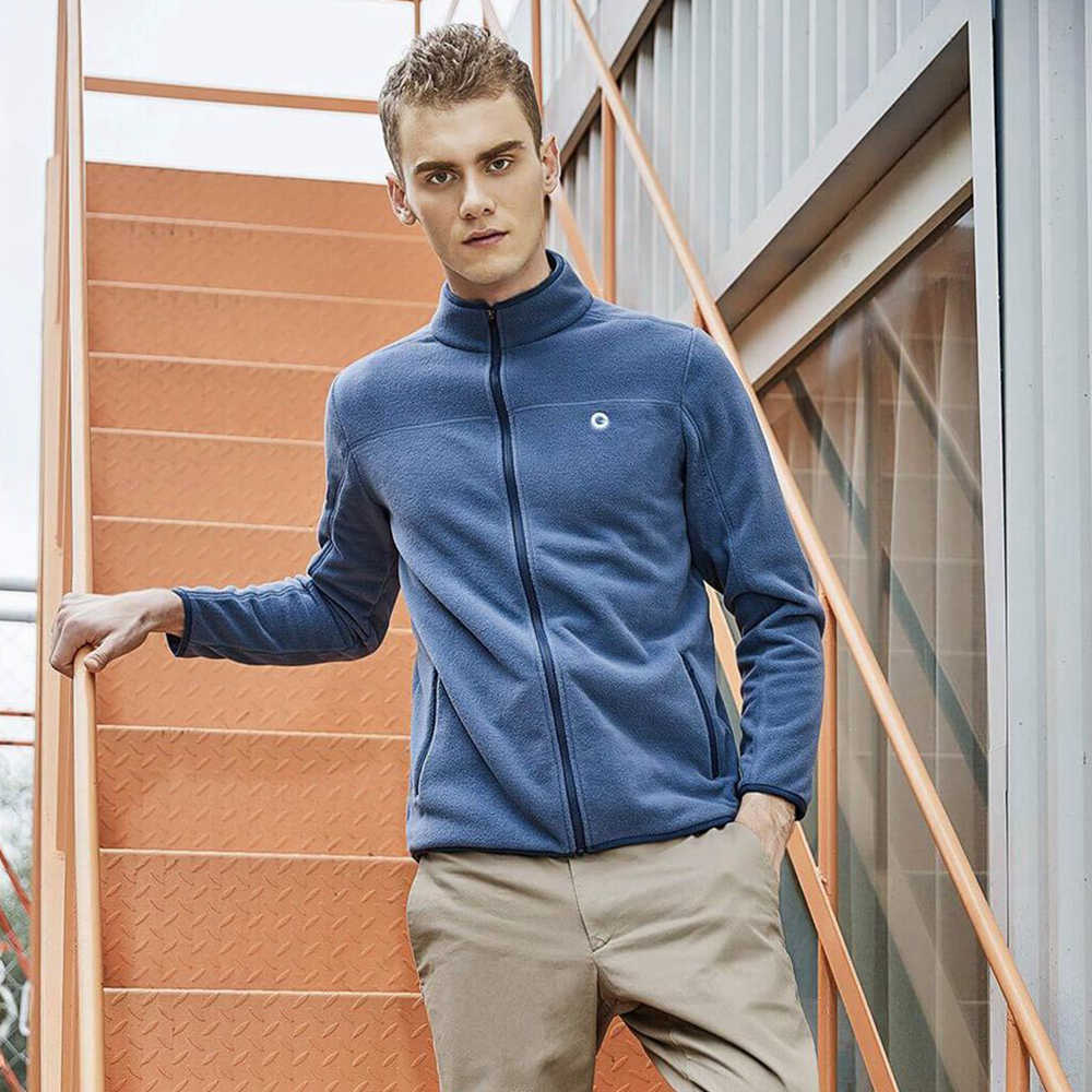 Xiaomi AMAZFIT Unisex Warm Fleece Jacket Size S Men Blue
