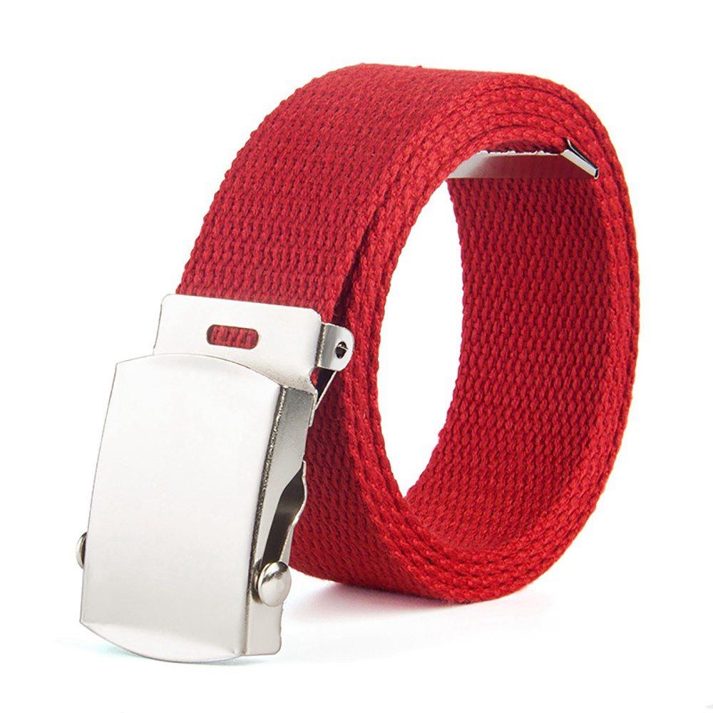 TGB Unisex Canvas Belt Red