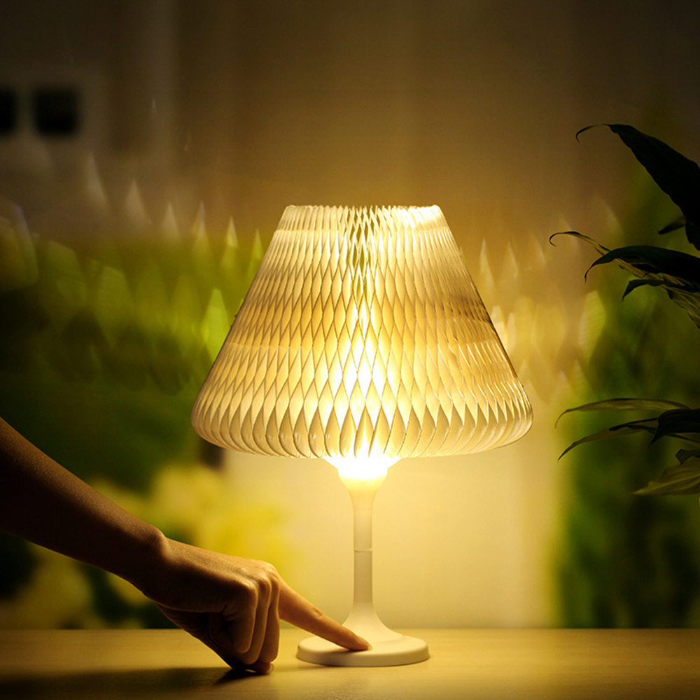 FUMAT Mini LED Table Lamp Folding Book Light White