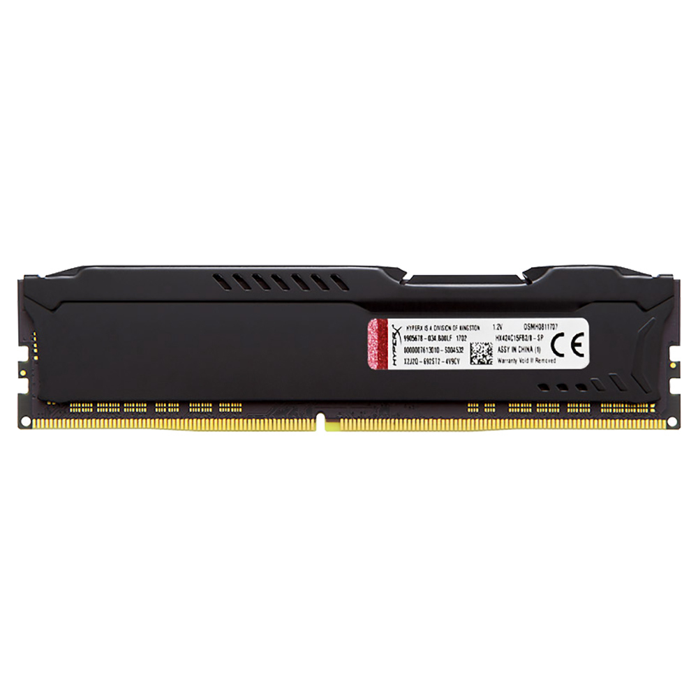 Kingston HyperX DDR4 2400MHz 8GB Desktop Memory Module Black