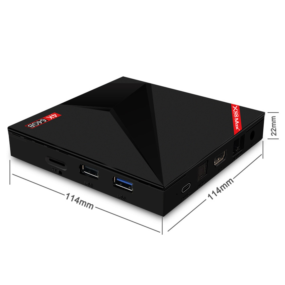 X88 MAX+ RK3328 Android 8.1 4GB/64GB TV Box