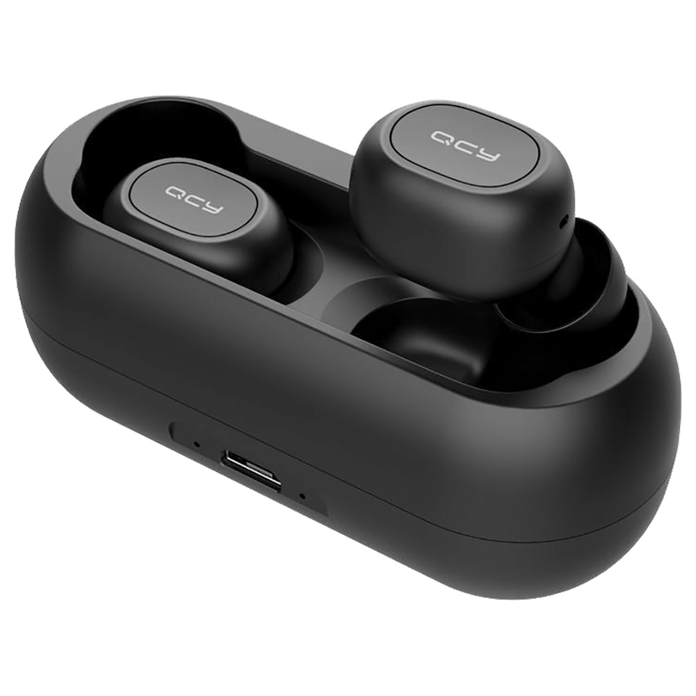 QCY T1C TWS Dual Bluetooth 5.0 Earphones Black