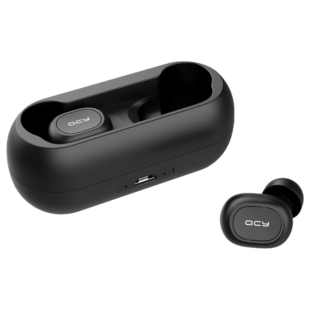 QCY T1C TWS Dual Bluetooth 5.0 Earphones Black