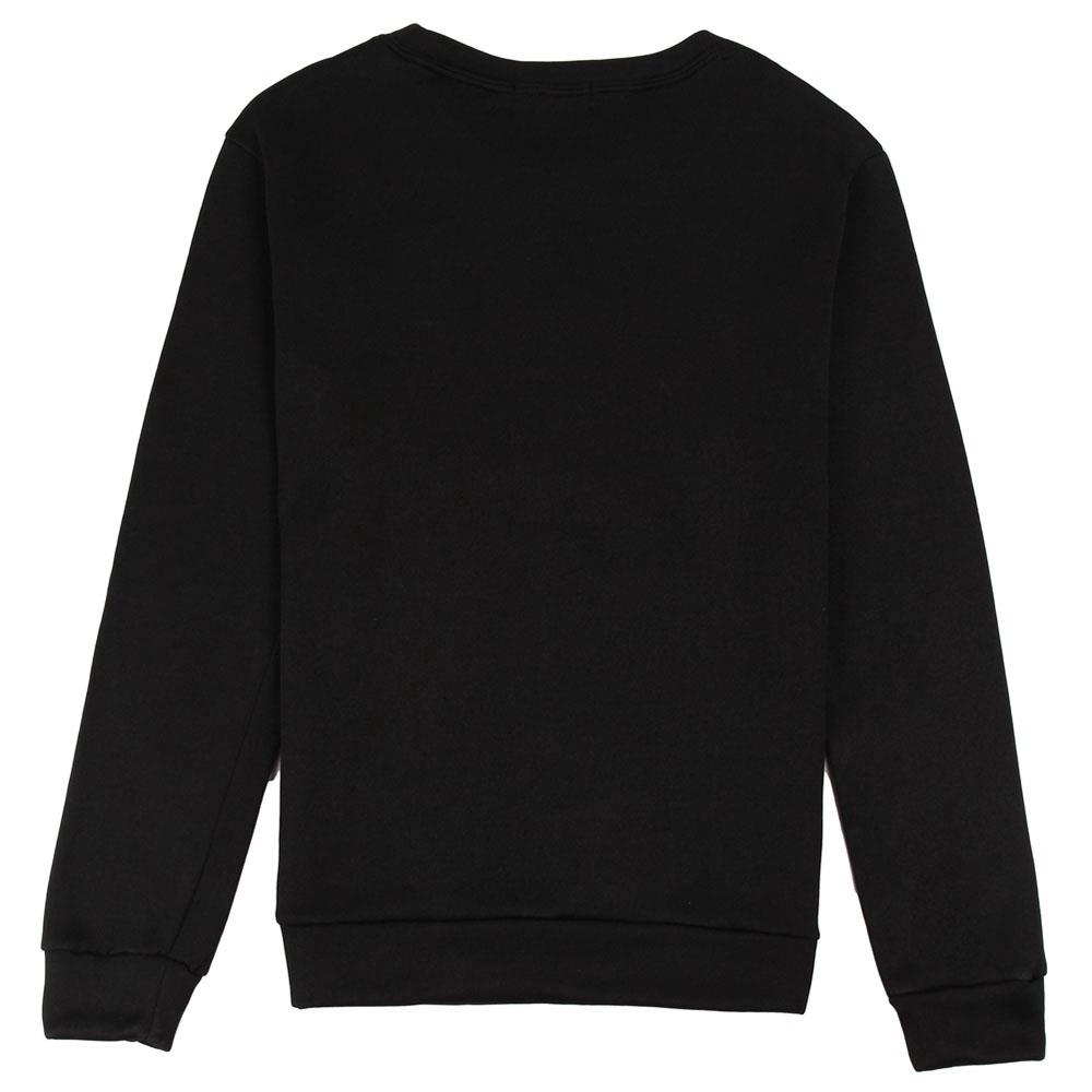 Men Christmas Series Cartoon Skull Pattern Pullover Size M Black
