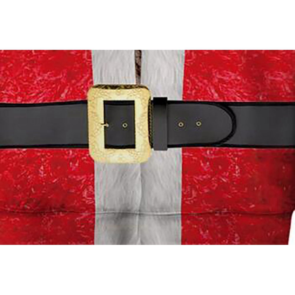Men's Christmas 3D Printed Cartoon Belt Pattern Pullover Size M Red