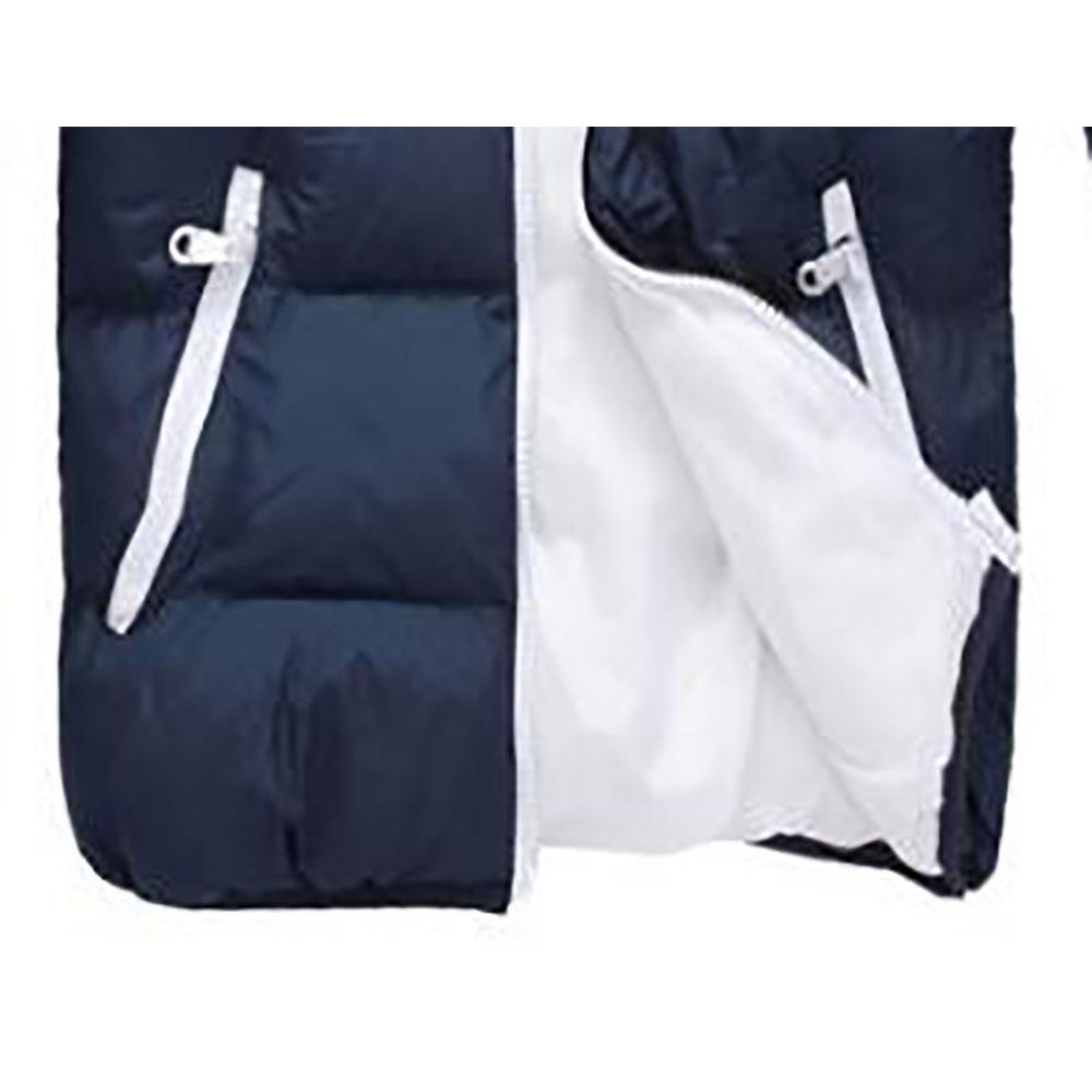 Agai-mccf Men Candy Color Hooded Down Jacket Size XL Blue White