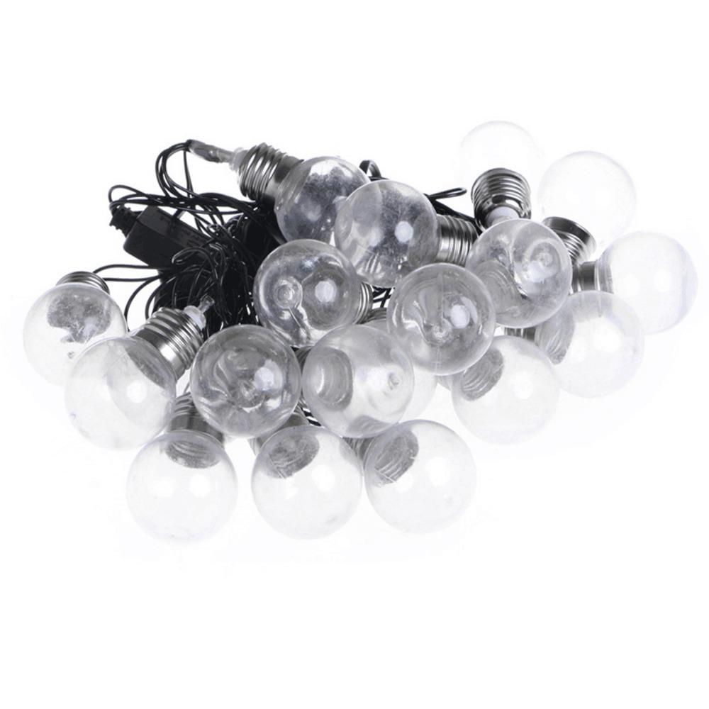20PCS String Lights LED Bulbs Warm White US Plug
