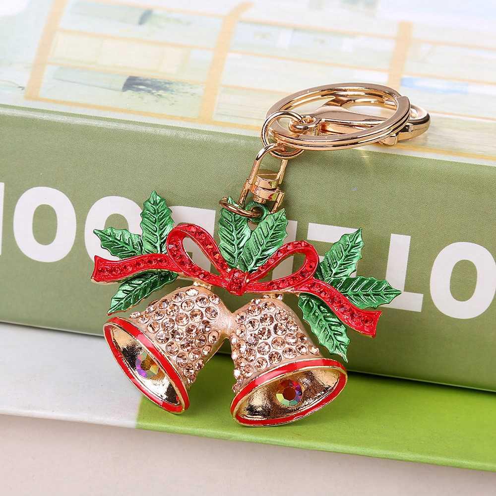 Christmas Keychain Bag Pendant Chic Car Key Chain Ring