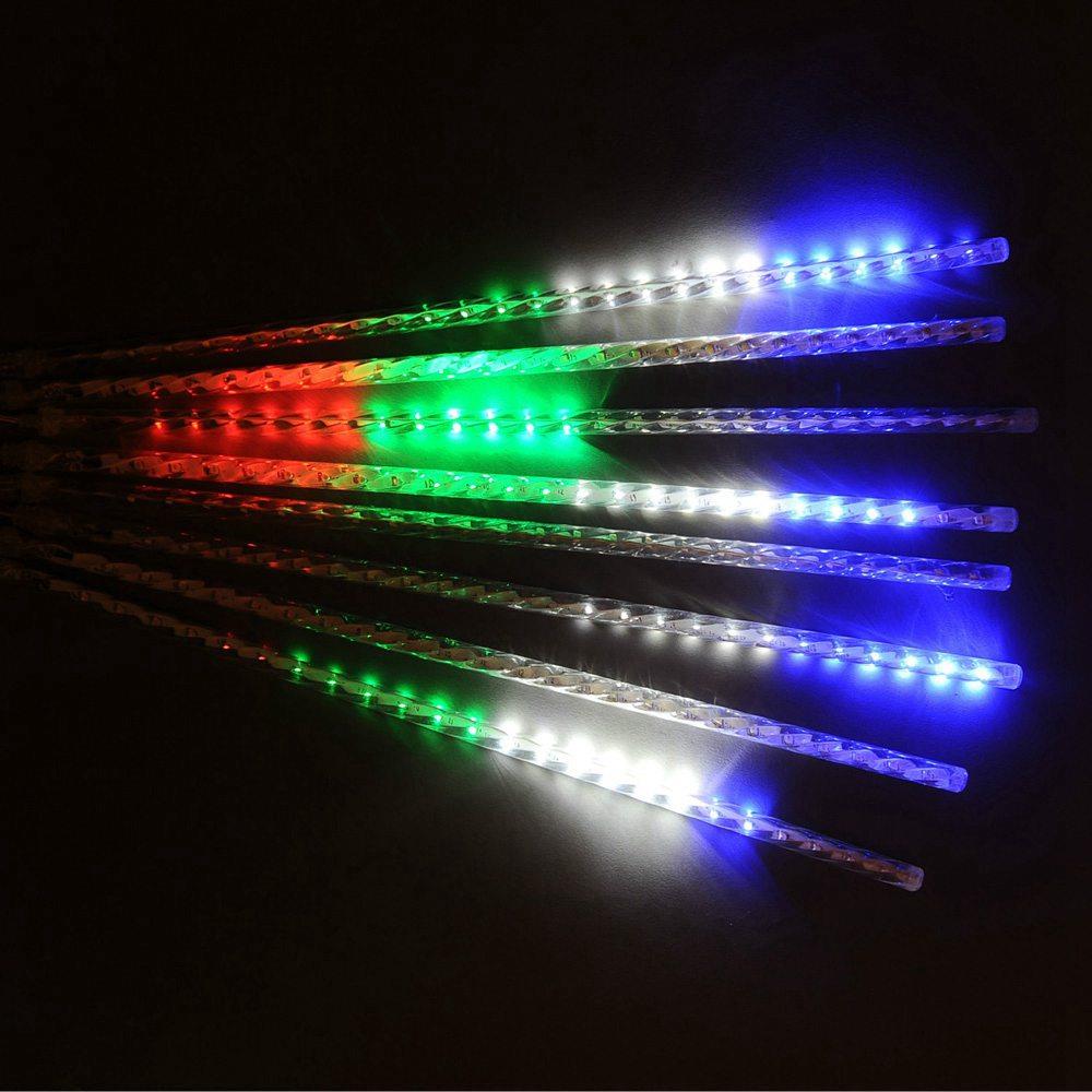Meteor Shower Rain String Light LED Tube Multi-color US Plug