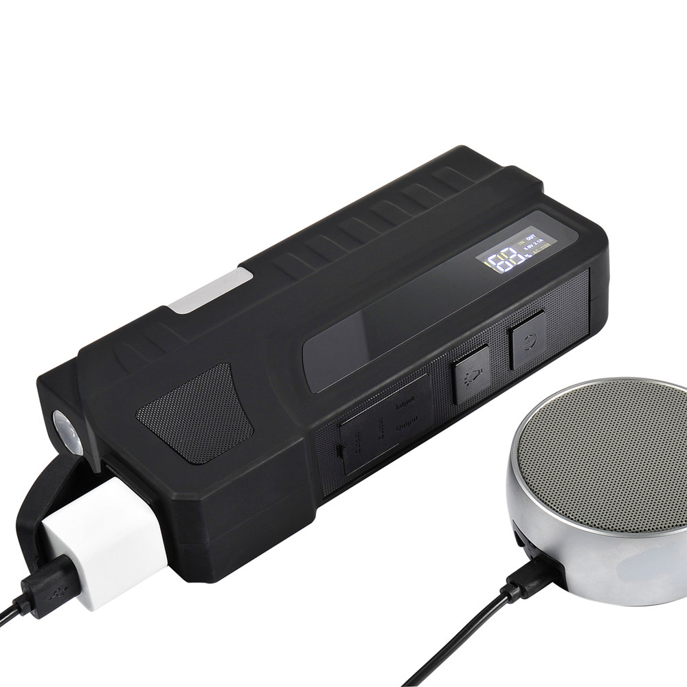 TC85 Portable Car Startup Energy Storage Power Supply 18000mAh Black
