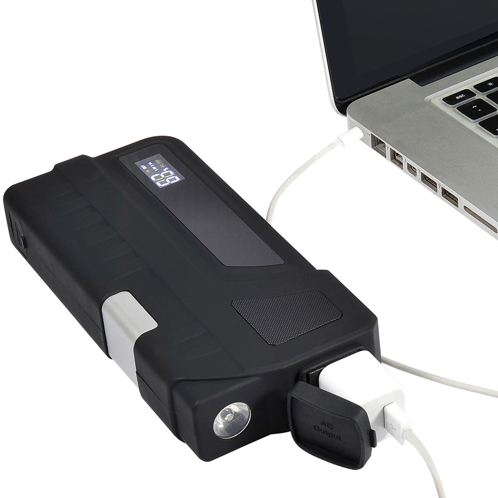 TC85 Portable Car Startup Energy Storage Power Supply 18000mAh Black
