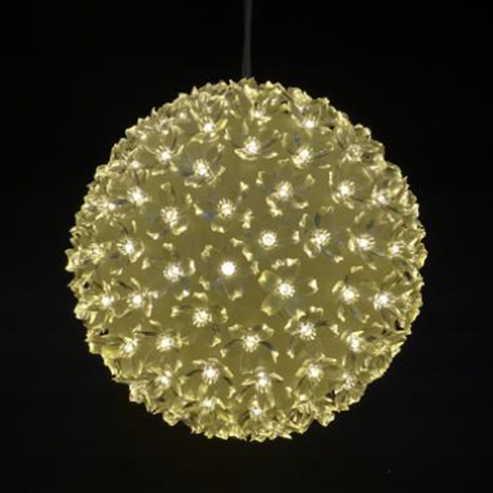 Cherry Blossoms Flower LED Ball Light Warm Light