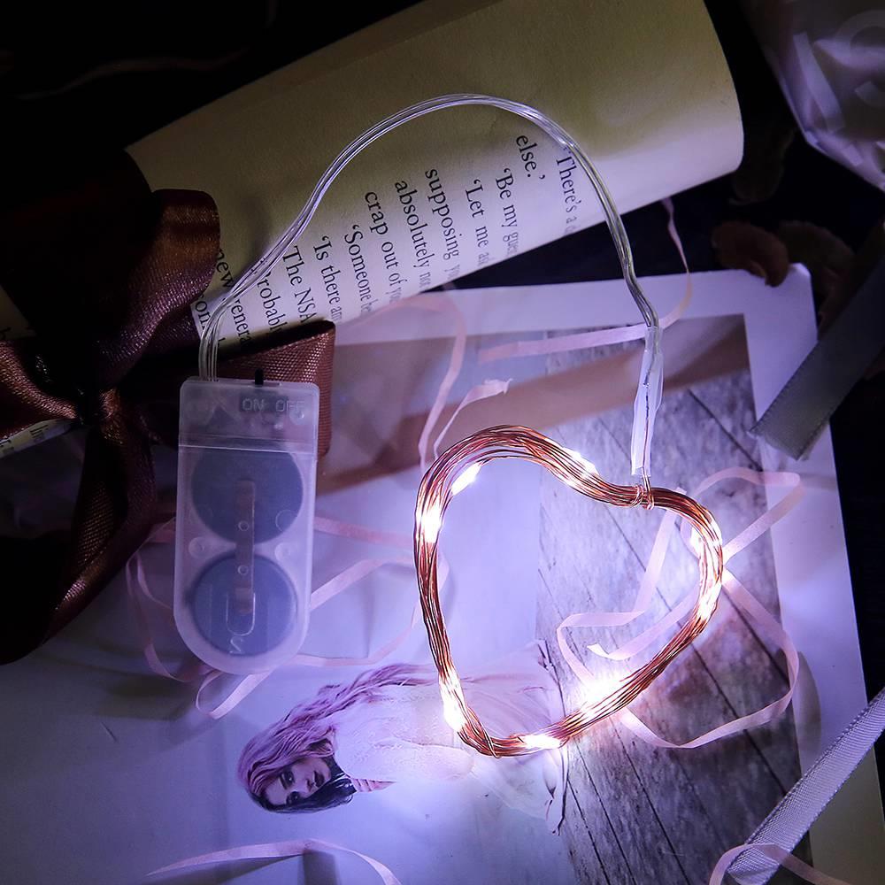 5M 50LEDs Fairy String Light Wire LED Strip Decoration White