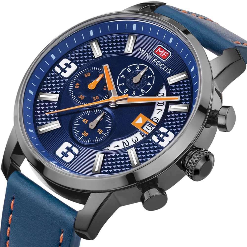 MINI FOCUS MF0025G Men Quartz Watch Blue
