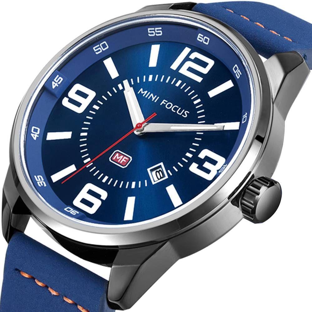 MINI FOCUS MF0051G Men Quartz Sports Watch Blue
