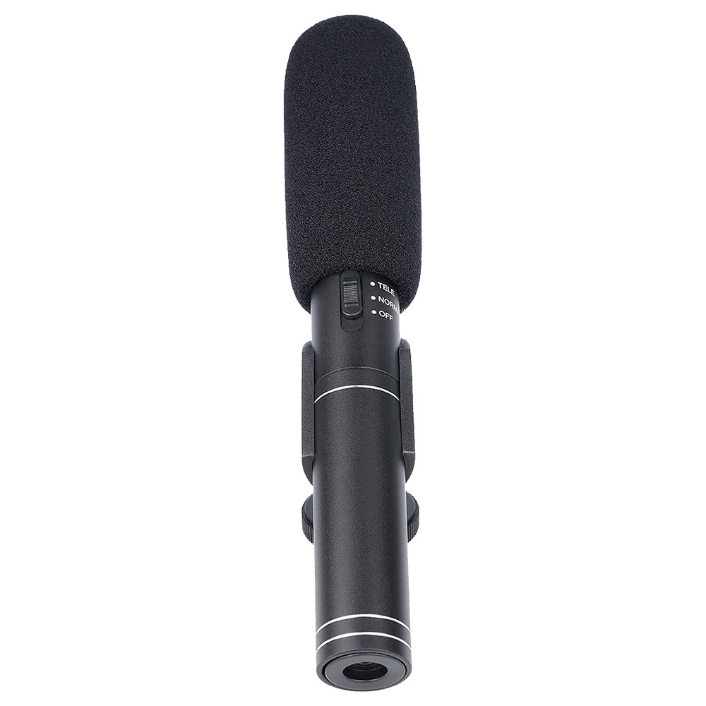 Yelangu MIC01 Outdoor Microphone Portable Audio Output Line Black