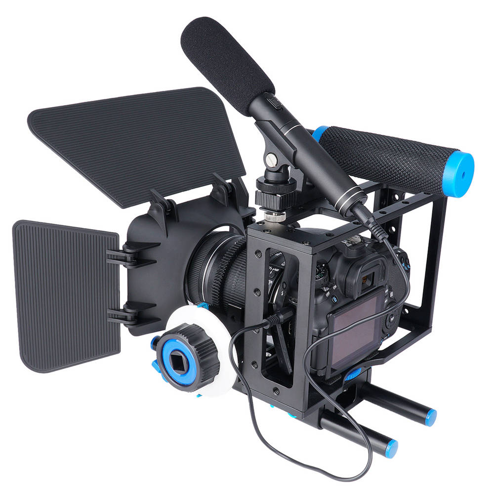 Yelangu MIC01 Outdoor Microphone Portable Audio Output Line Black