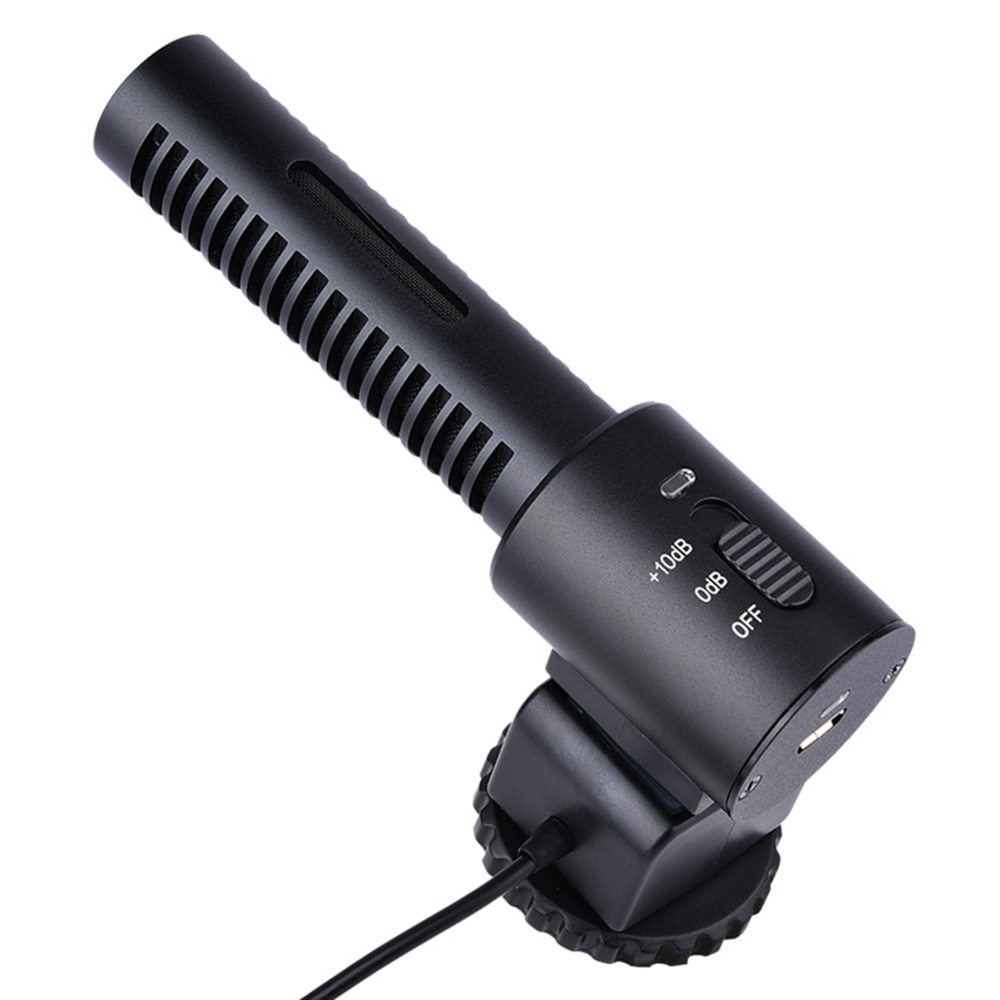 Yelangu MIC03 Wired Microphone Built-in Heart-shaped Pickup Black