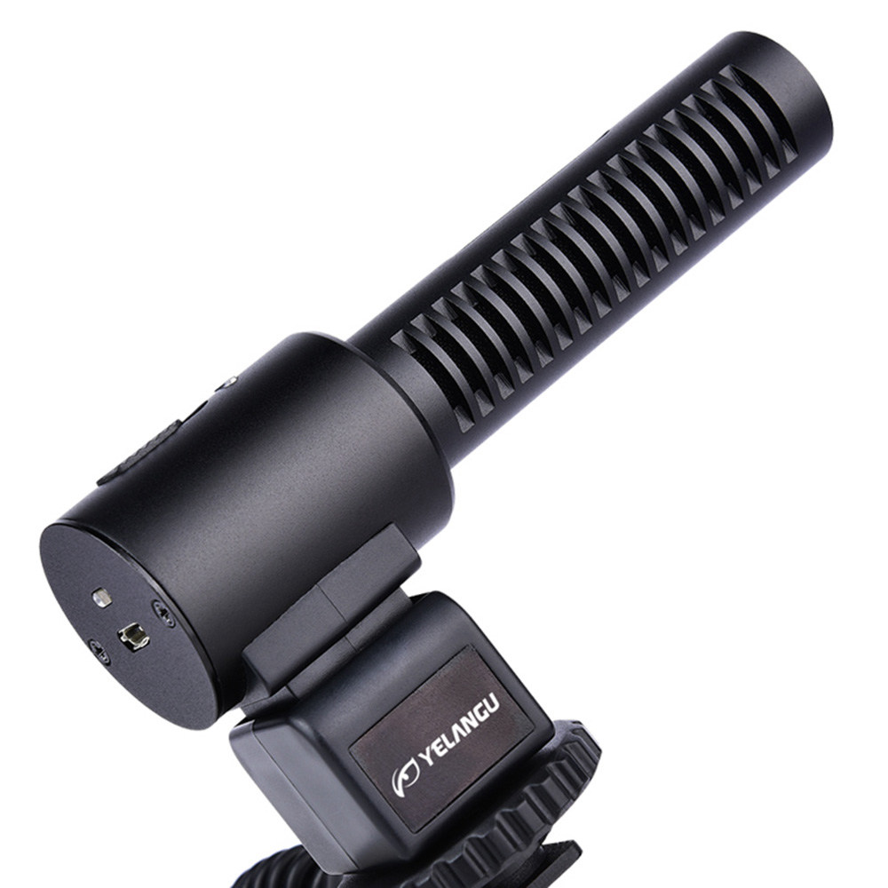 Yelangu MIC03 Wired Microphone Built-in Heart-shaped Pickup Black