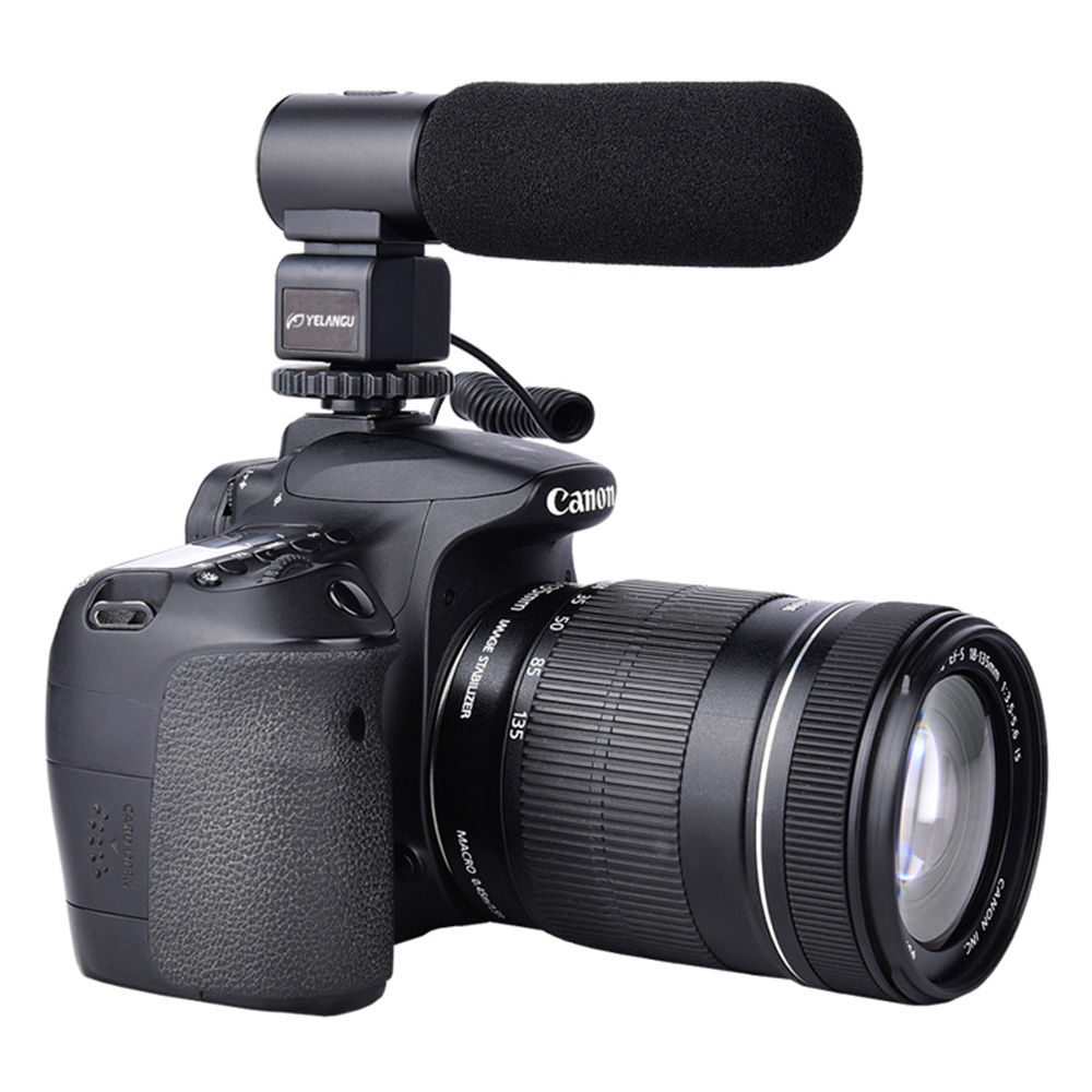 Yelangu MIC03 Wired Microphone Built-in Heart-shaped Pickup Black