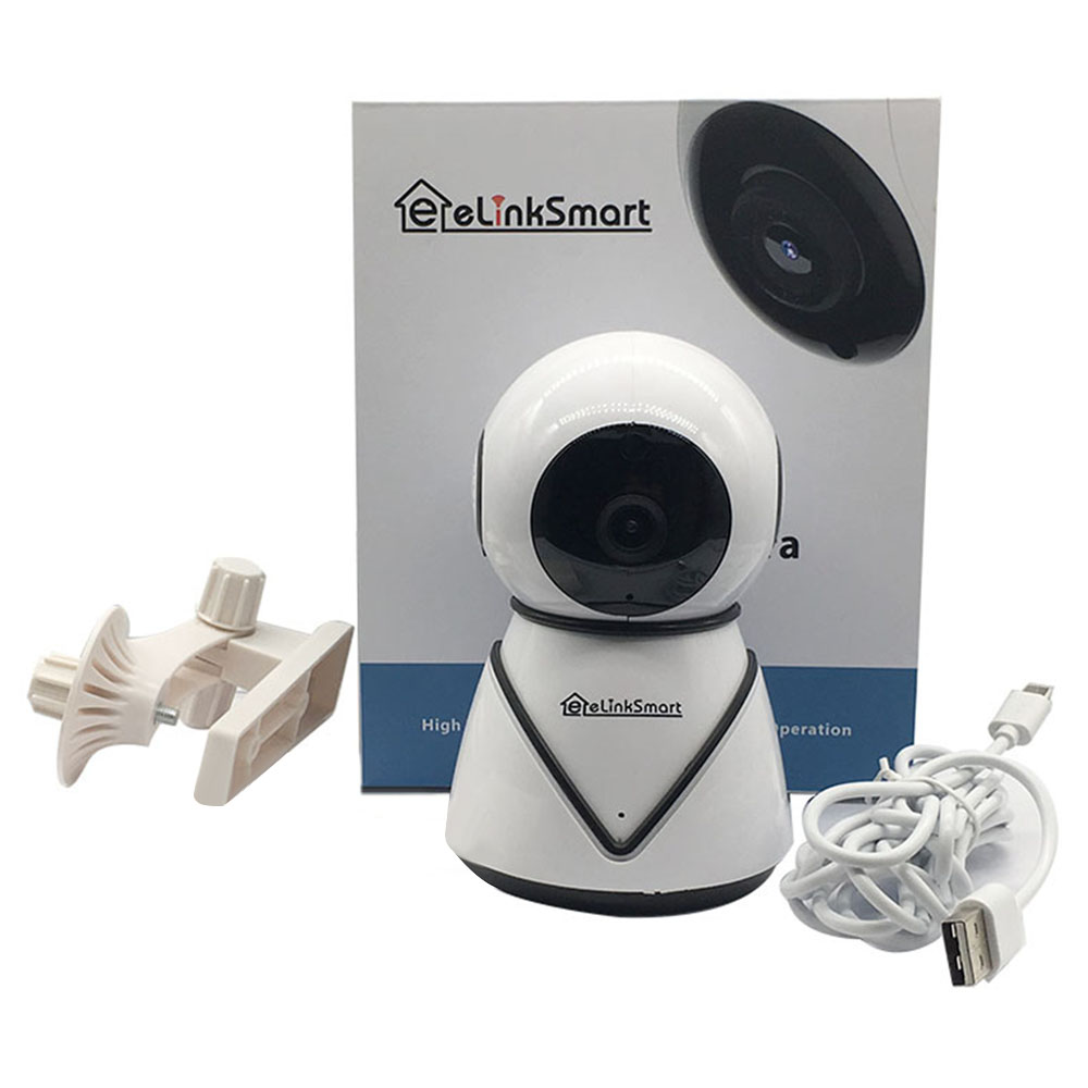 eLinkSmart Star13V 1080P Smart Wifi IP Camera White UK Plug