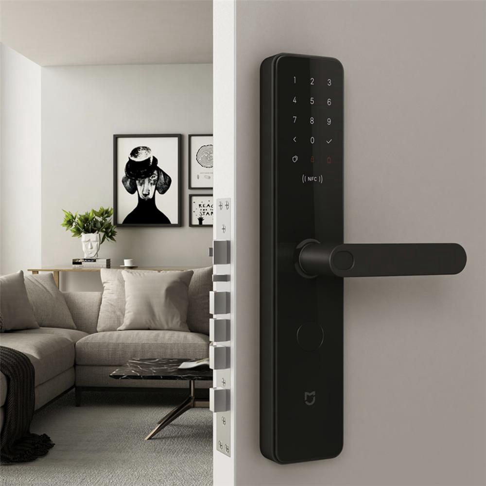 Xiaomi Smart Door Lock Fingerprint Password NFC Bluetooth Black