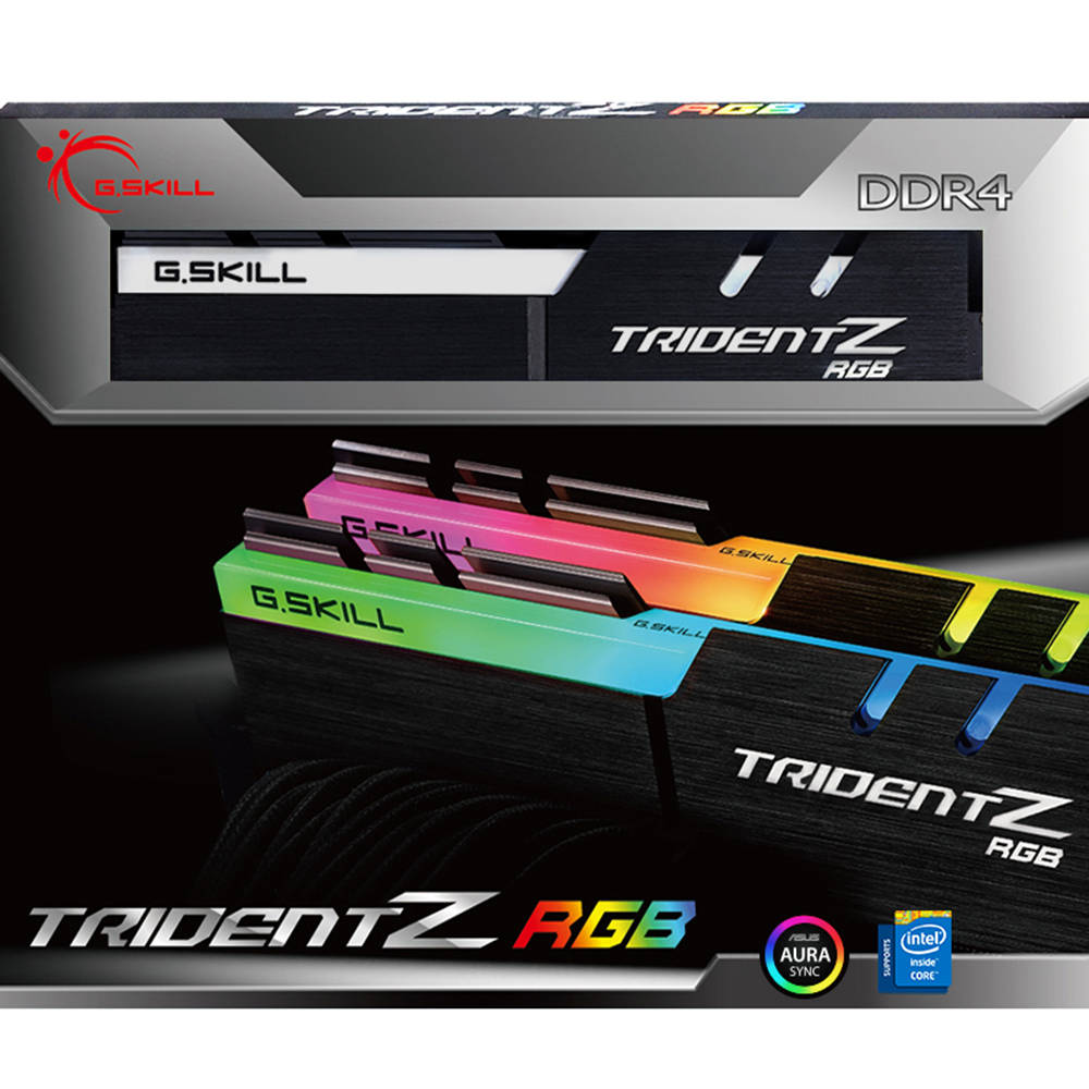 G.SKILL TridentZ RGB Series DDR4 3200MHz 16GB Memory Module Kit Black
