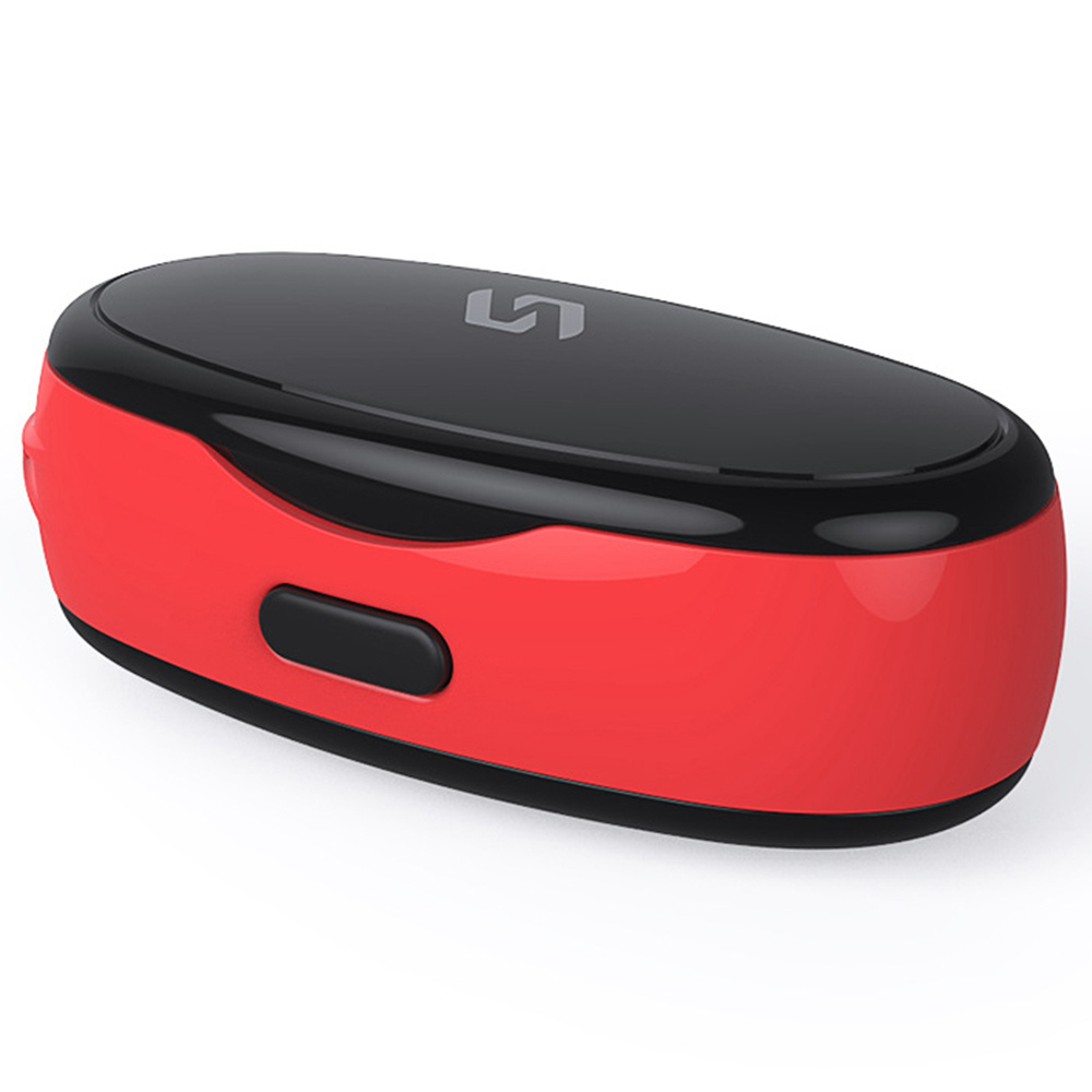 VR SHINECON Bluetooth Portable Earbuds Red