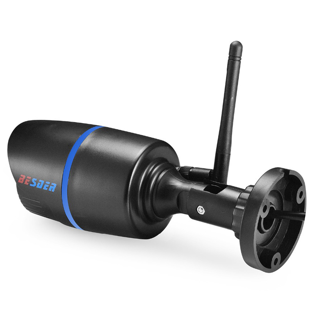 BESDER BES-JW201-6024PB 1080P Outdoor Wifi IP Camera Black US Plug