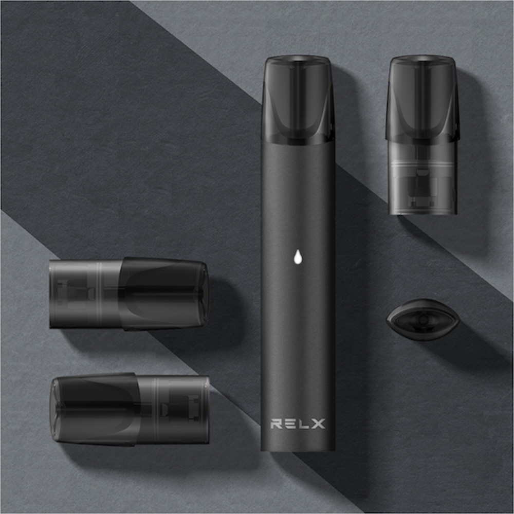 RELX E-Cigarette Kit Replaceable Cartomizer Classic Black