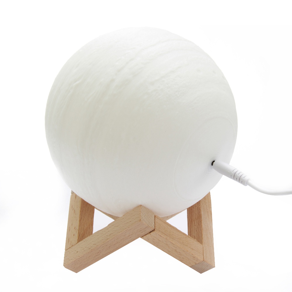 Geekbes 3D LED Jupiter Light White