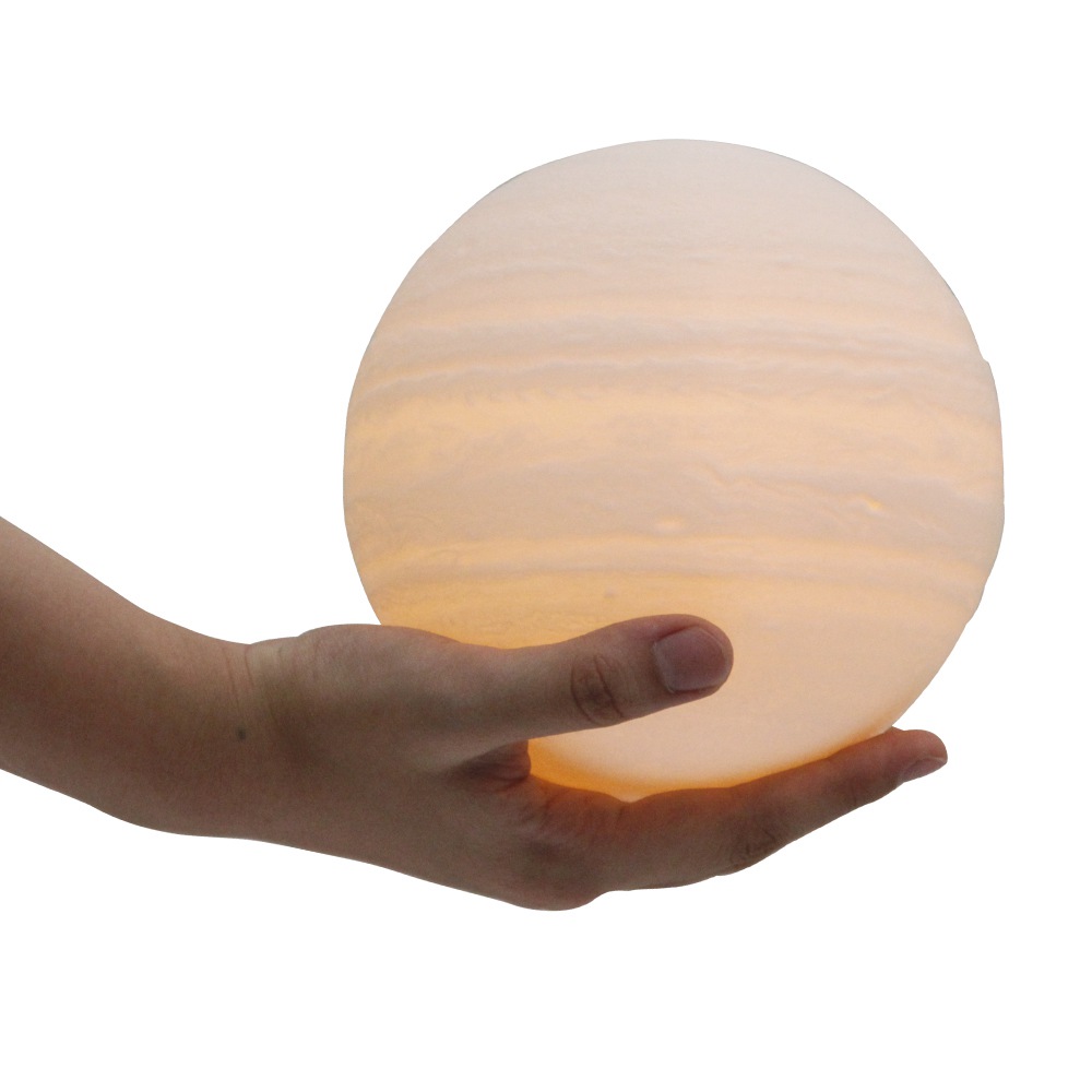 Geekbes 3D LED Jupiter Light White