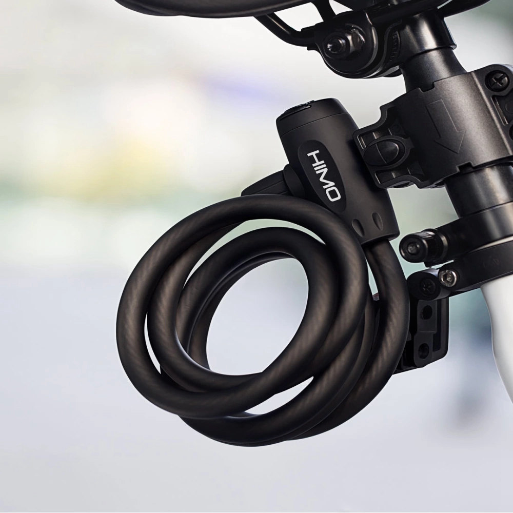 Xiaomi HIMO L150 Portable Folding Electric Bicycle Cable Lock Black