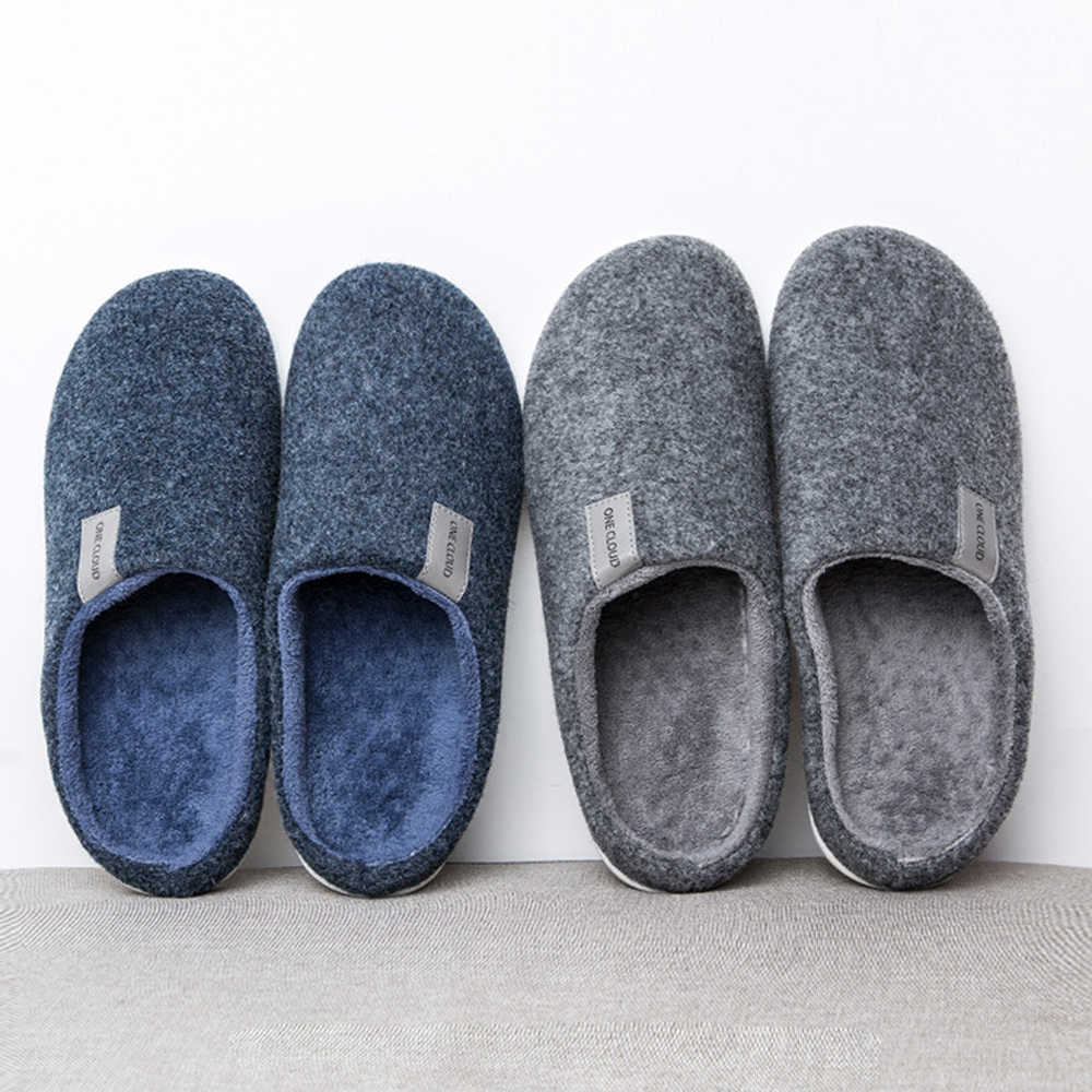 Xiaomi One Cloud Men Cotton Pullable Insole Slippers EU 41-42 Blue