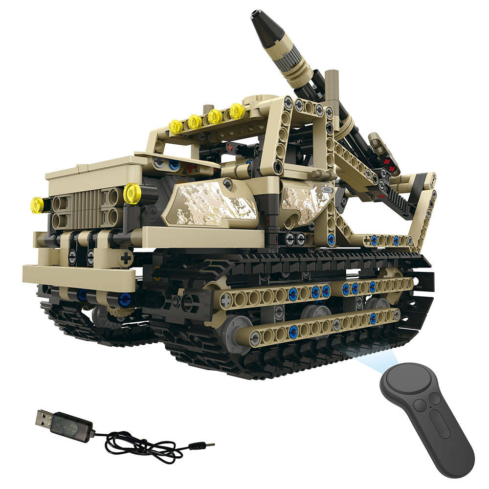 MoFun 13012 608PCS 2.4G 4CH DIY Assemble Brick Block RC Car