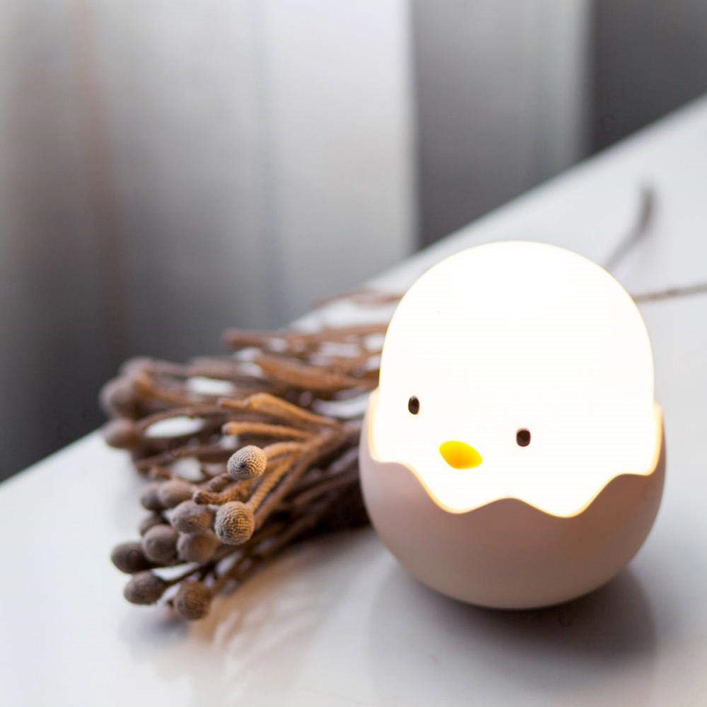 LED Night Light Eggshell Design Warm Light