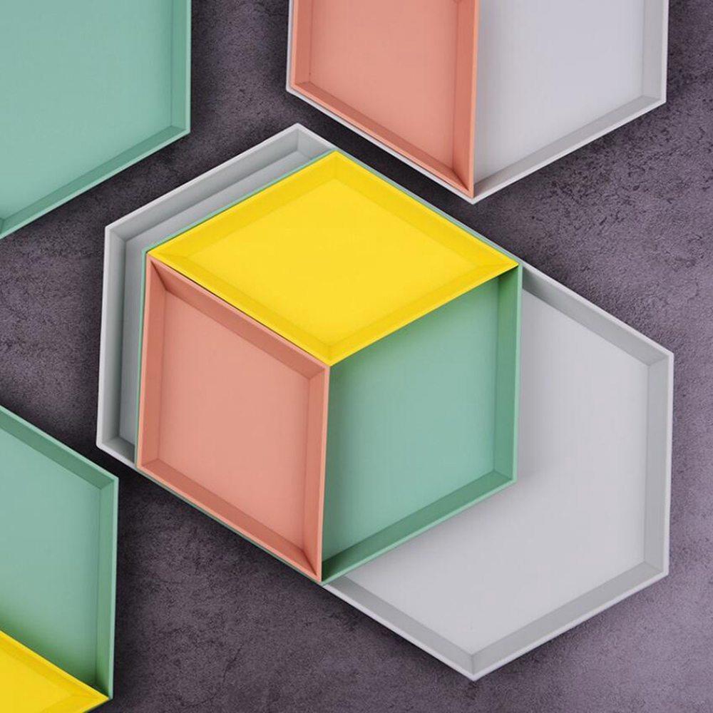 Innovative Color Geometric Storage Tray Multi-color