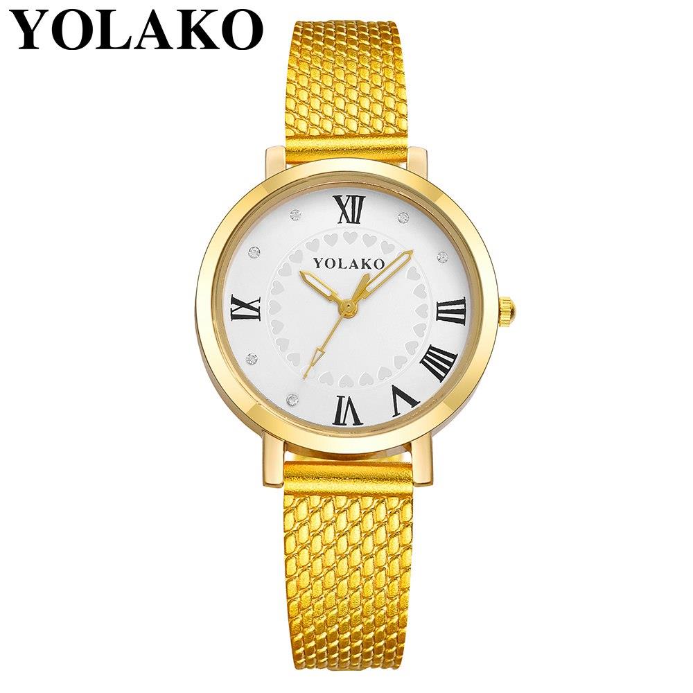 YOLAKO YK04 Women Quartz Watch Gold