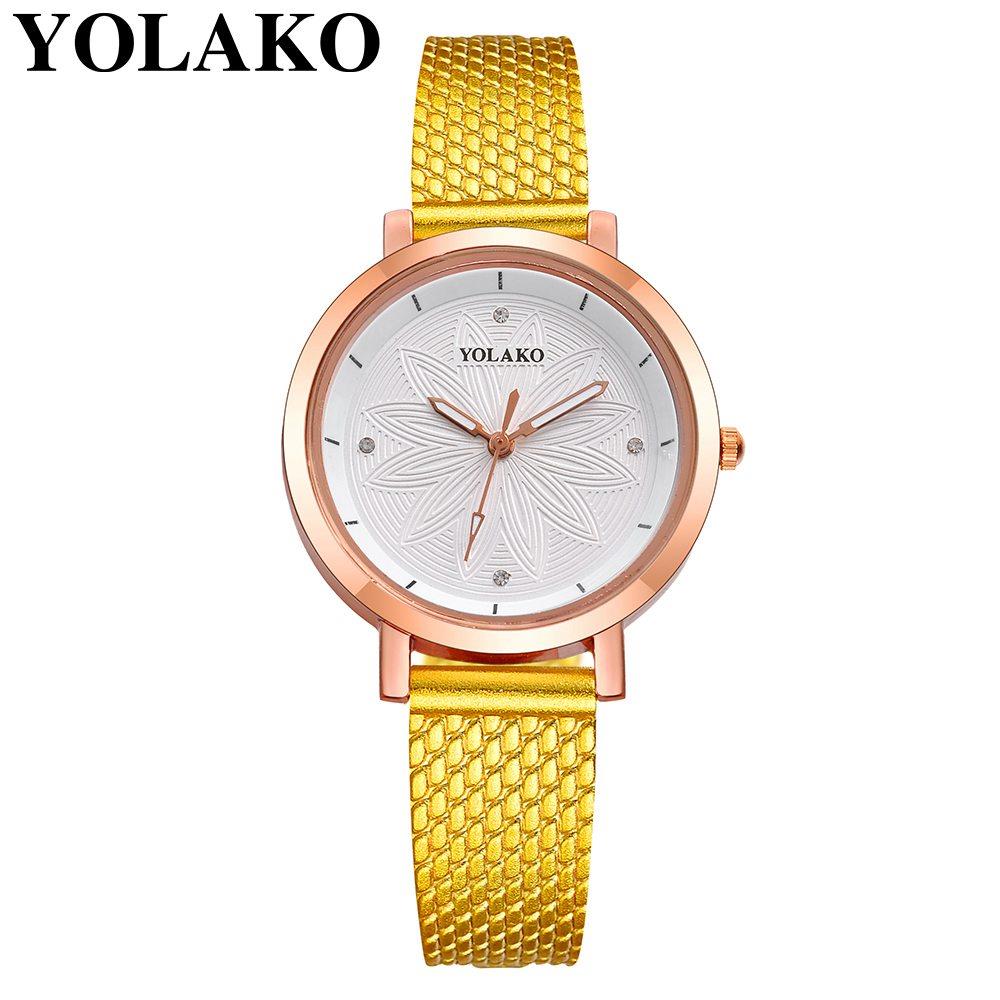 YOLAKO YK05 Women Quartz Watch Gold