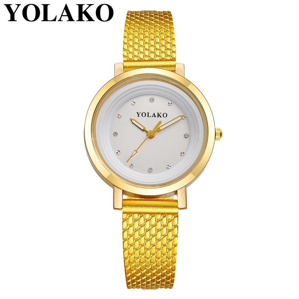 YOLAKO YK07 Women Quartz Watch Gold