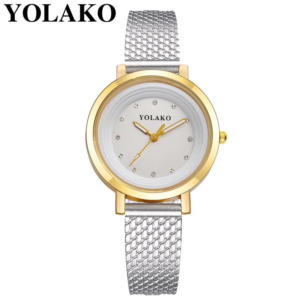 YOLAKO YK07 Women Quartz Watch Silver
