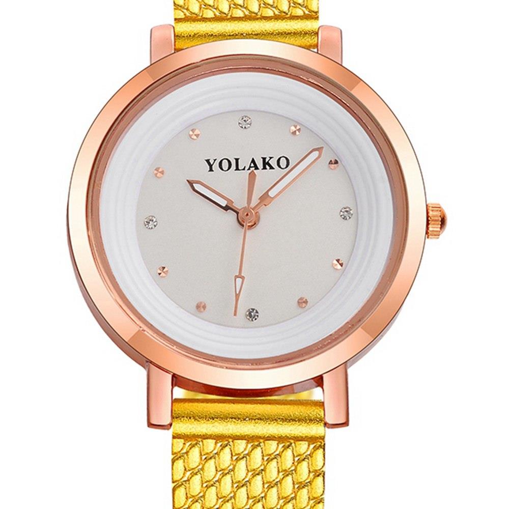 YOLAKO YK08 Women Quartz Watch Gold
