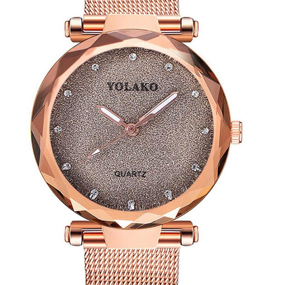 YOLAKO YK113 Women Quartz Watch Beige