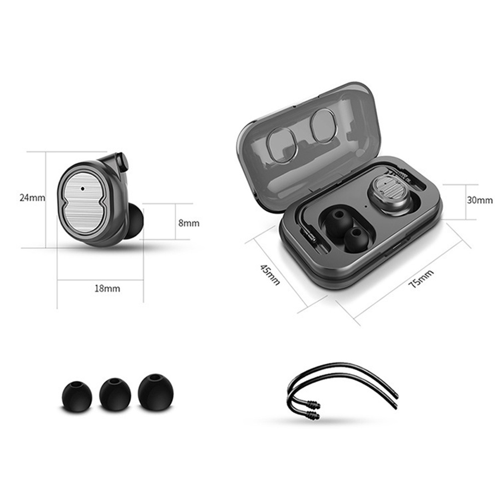 X6 TWS Bluetooth Earbuds Black