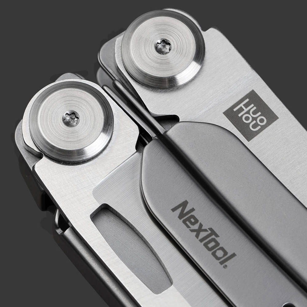 HUOHOU 15 In 1 Multitool Pocket Knife Silver