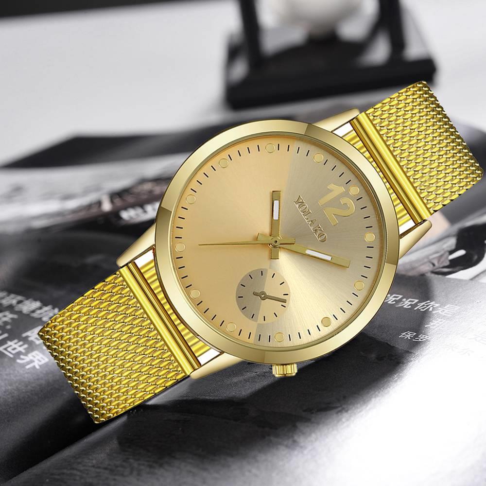 YOLAKO YK114 Casual Quartz Watch Gold