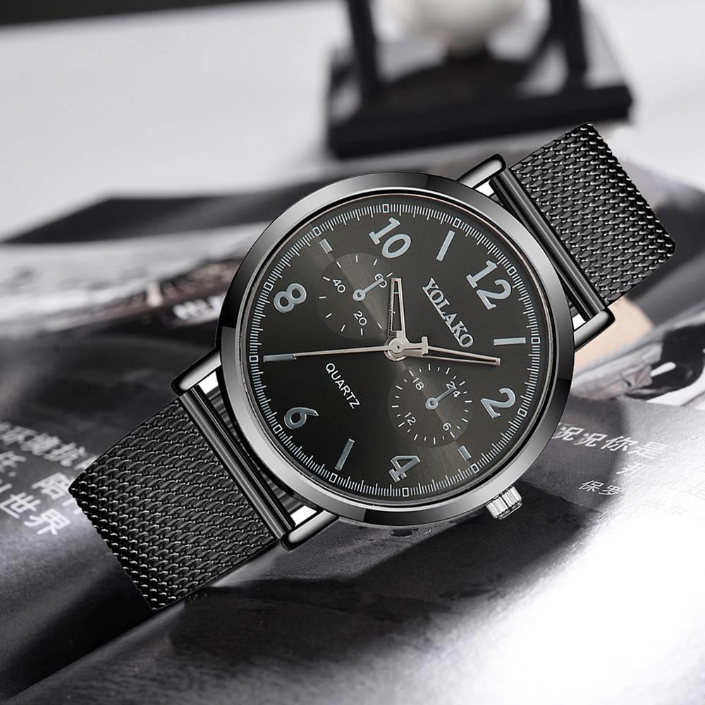 YOLAKO YK116 Casual Quartz Watch Black
