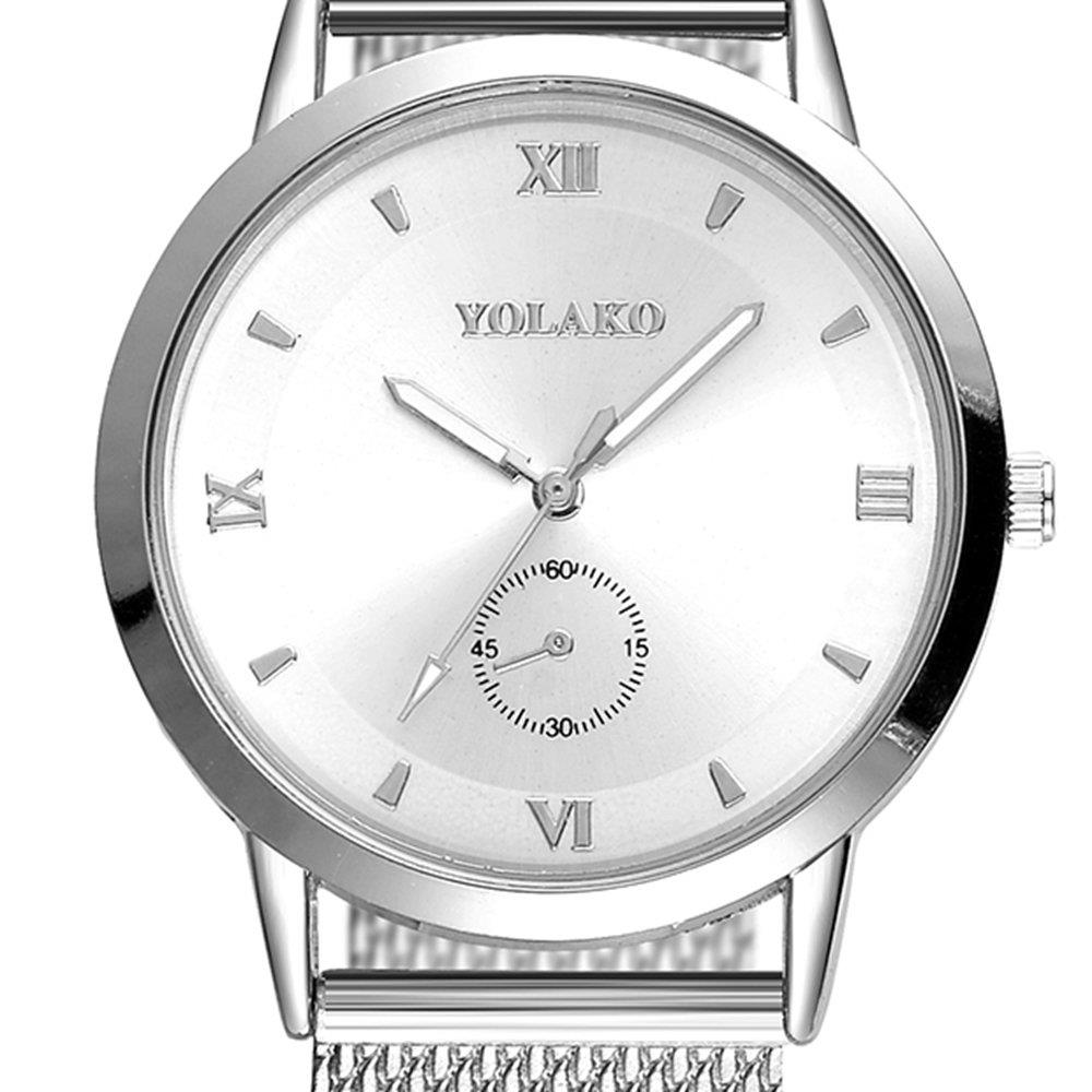 YOLAKO YK26 Women Casual Quartz Watch Silver