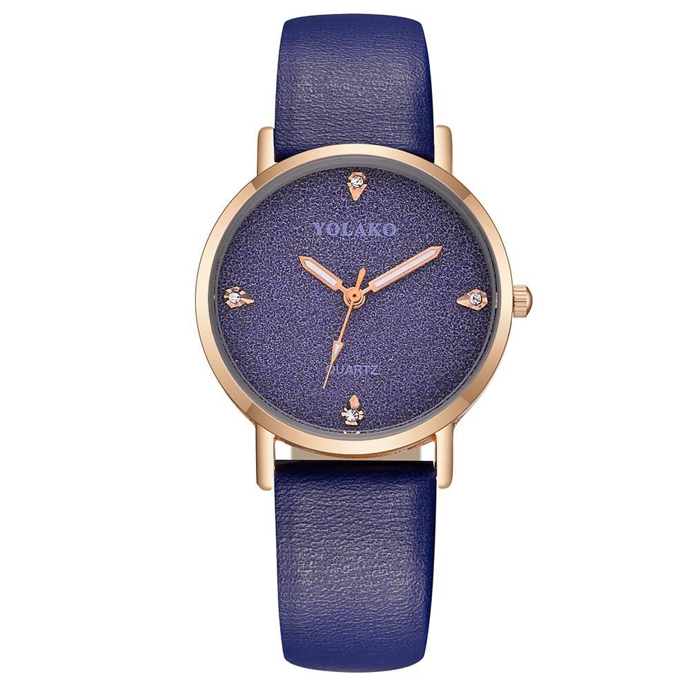 YOLAKO YK58 Women Quartz Watch Dark Blue